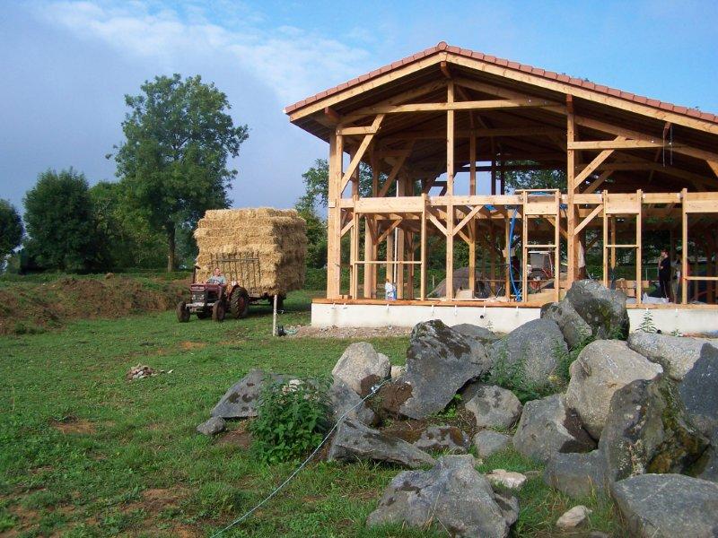 Maisons en paille - Bois et Paille - Charpente Eco construction (79)