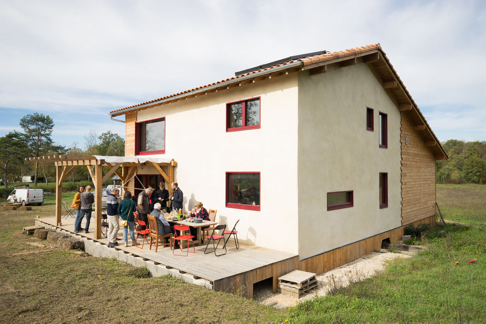 Maisons en paille - Bois et Paille - Charpente Eco construction (79)